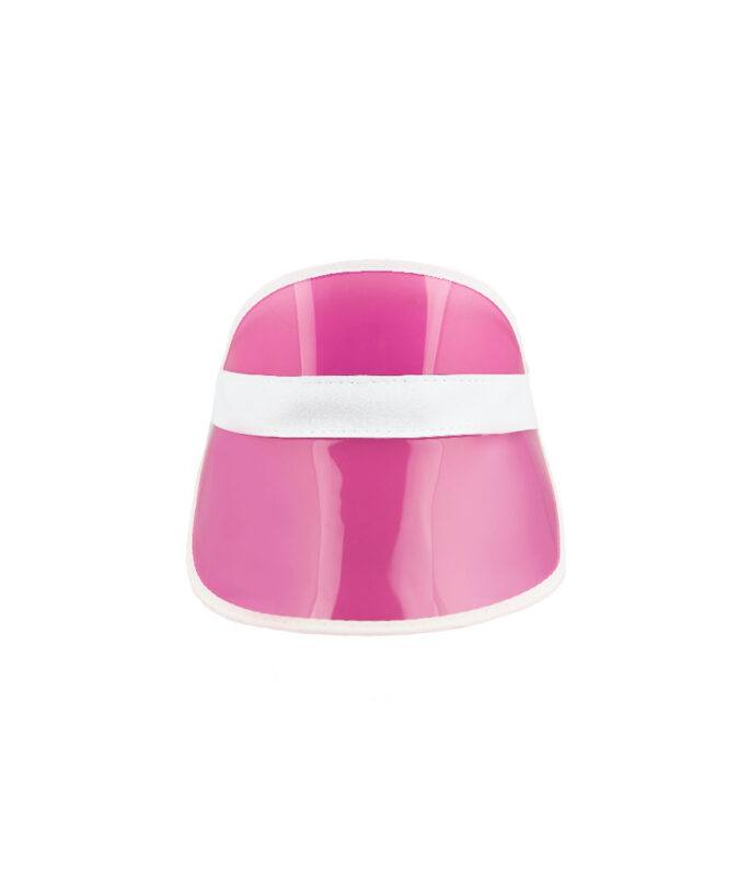 Pink Transparent Plastic Visor – LookSharpStore