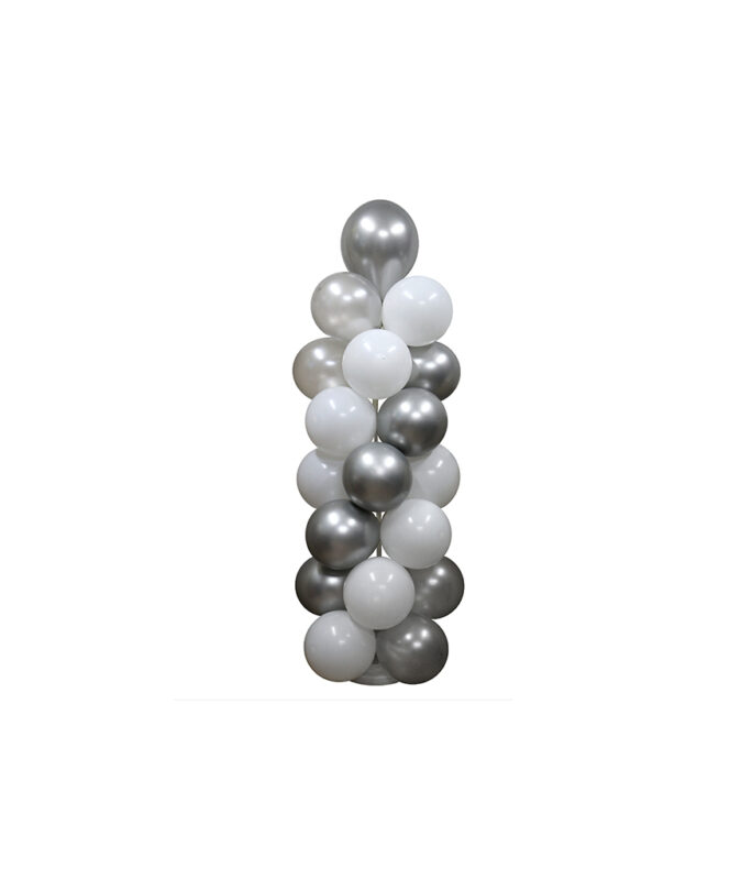 Silver Balloon Column Kit 1.5m – LookSharpStore