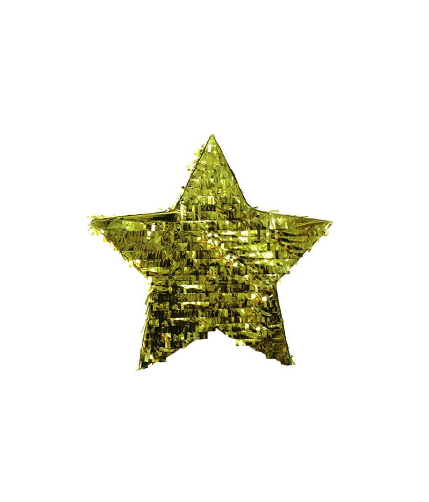 Gold Foil Star Pinata | LookSharpStore