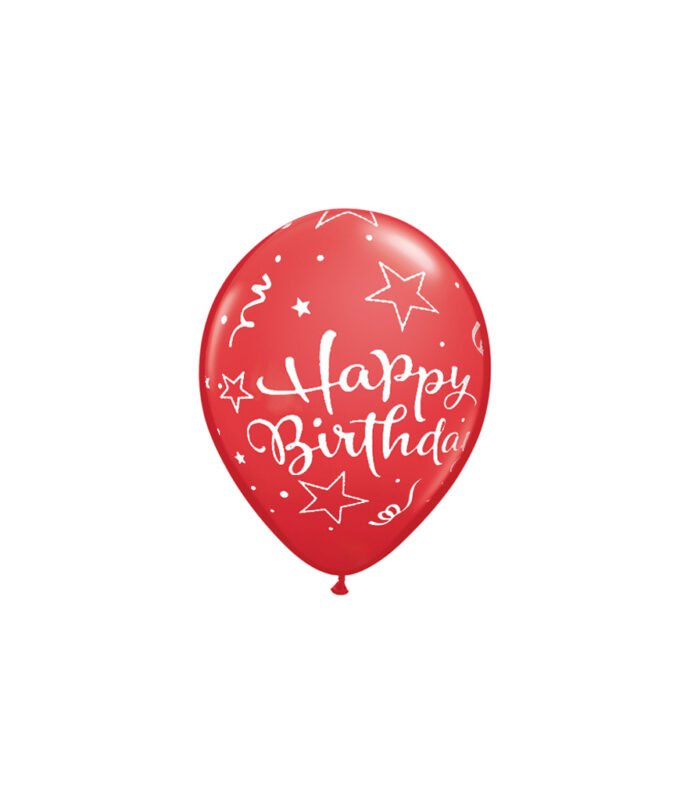 Red Happy Birthday Latex Balloons 12inch 10pk – LookSharpStore