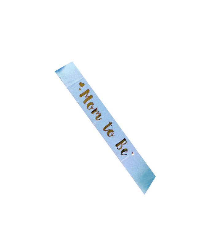 Blue Foil Mum To Be Sash – LookSharpStore