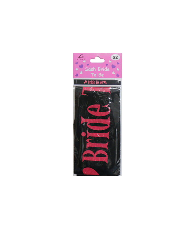 Black Bride To Be Party Sash – LookSharpStore