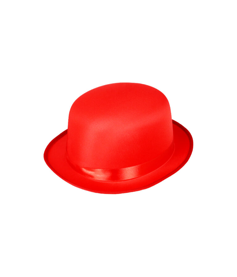 Red Bowler Hat – LookSharpStore