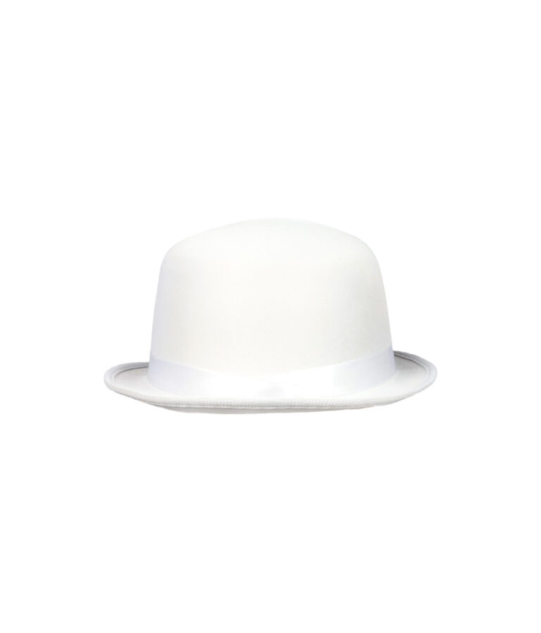 White Bowler Hat – LookSharpStore