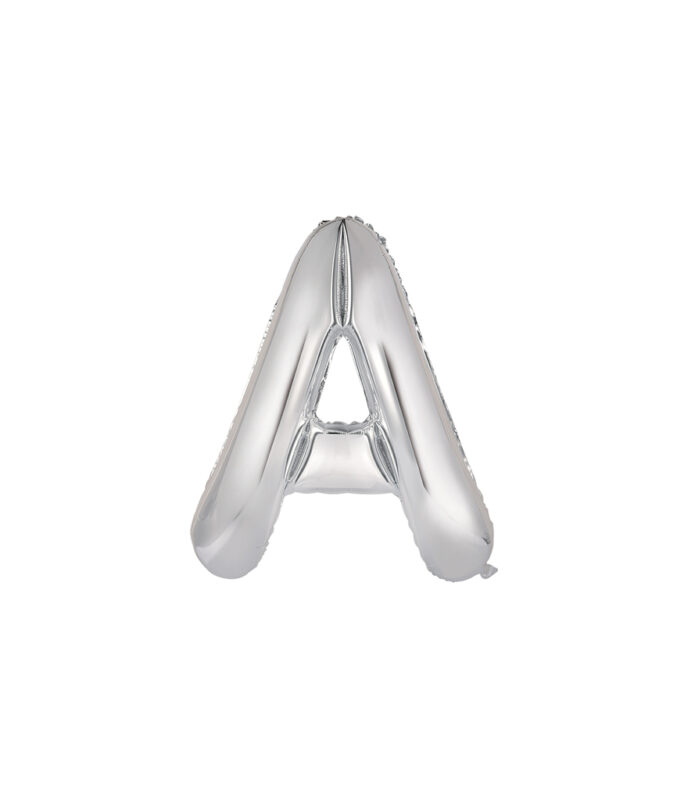Silver Alphabet Foil Balloon Letter A – LookSharpStore