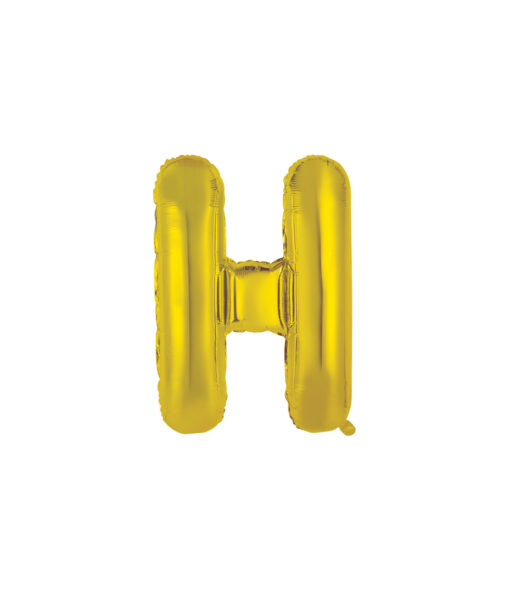 Gold Alphabet Foil Balloon Letter H – LookSharpStore