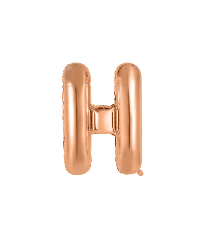 Rose Gold Alphabet Foil Balloon Letter H – LookSharpStore