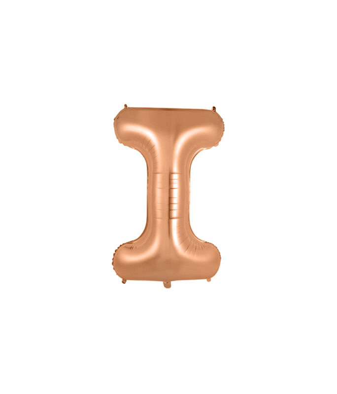 Rose Gold Alphabet Foil Balloon Letter I – LookSharpStore