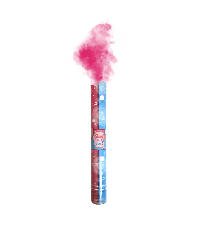 Gender Reveal Powder Pink Party Cannon 40cm – LookSharpStore