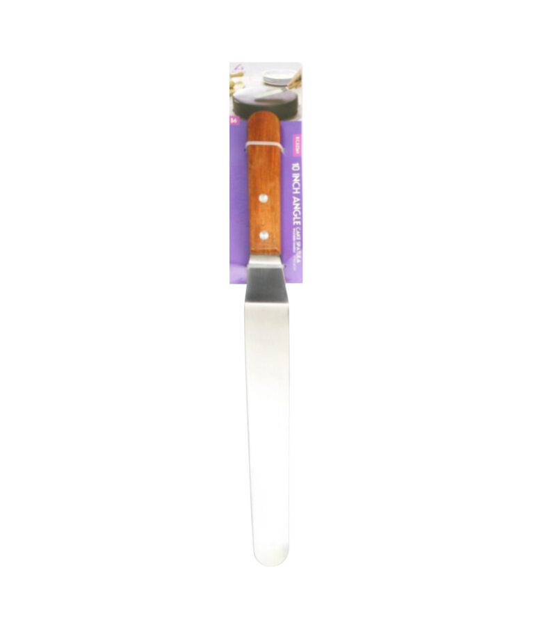 Angle Cake Spatula With Wooden Handle 10in – LookSharpStore