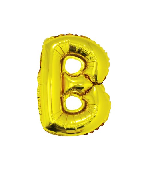 Gold Air Fill Letter Balloon B – LookSharpStore