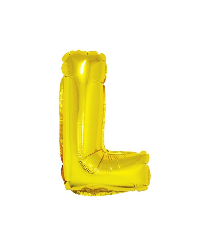 Gold Air Fill Letter Balloon L – LookSharpStore