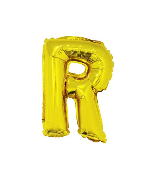 Gold Air Fill Letter Balloon R – LookSharpStore