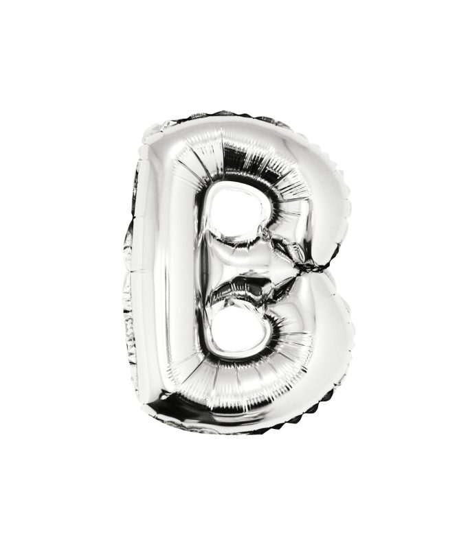 Silver Air Fill Letter Balloon B – LookSharpStore