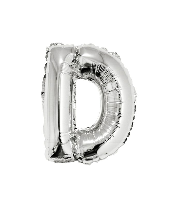 Silver Air Fill Letter Balloon D – LookSharpStore