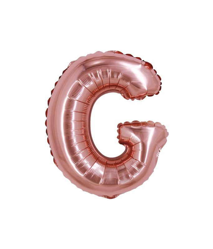 Rose Gold Air Fill Letter Balloon G – LookSharpStore