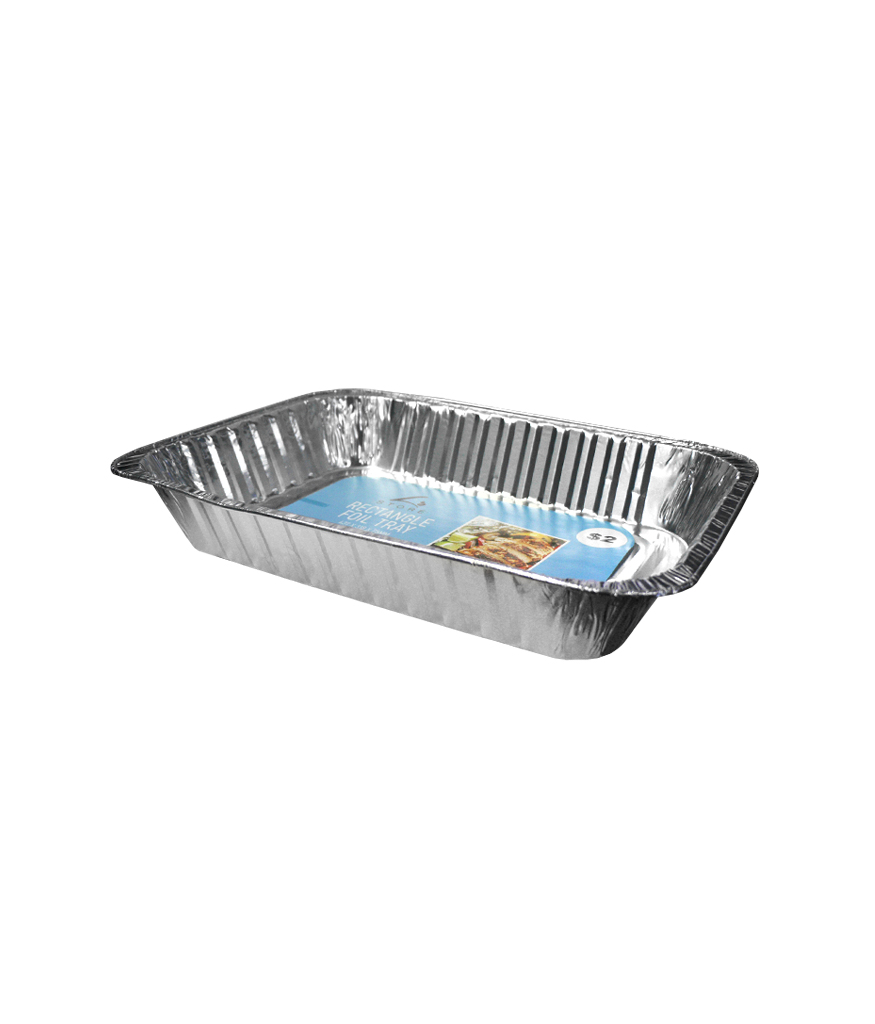 Rectangle Foil Tray 437x318x75mm | LookSharpStore
