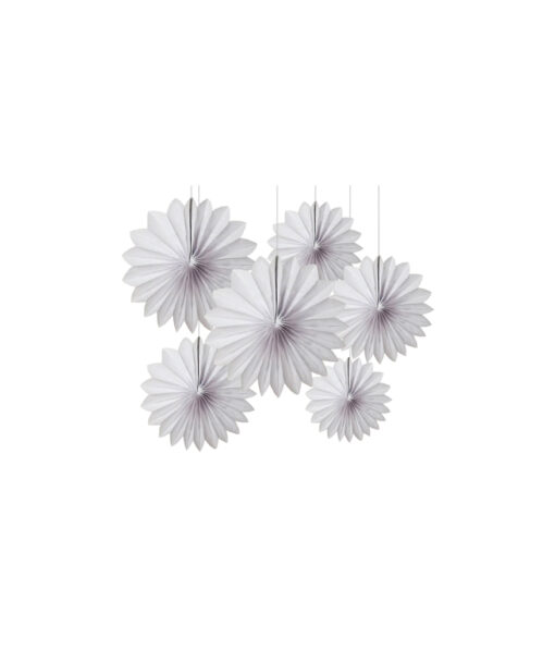 White Paper Fan Set 15cm – LookSharpStore