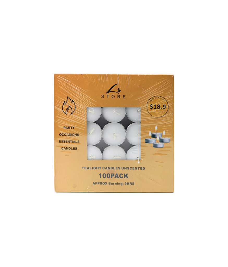 Tealight Candles 9 Hour Burn 100pk – LookSharpStore