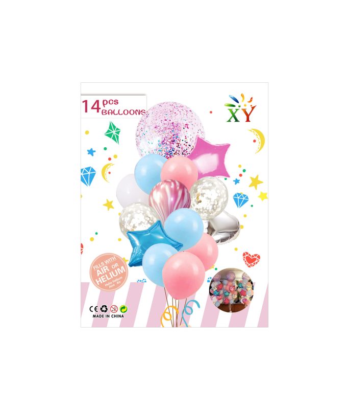 Colorful Party Balloon Set 14pc – LookSharpStore