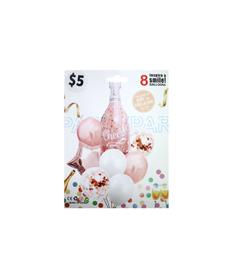 Cheers Party Balloon Set 8pc | LookSharpStore