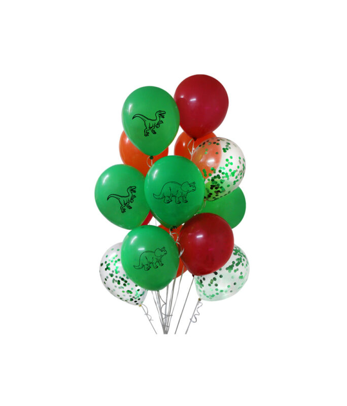 Dinosaur Party Balloon Set 15pc – LookSharpStore