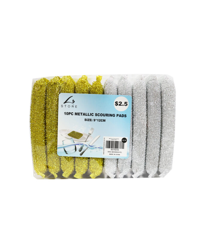 Metallic Scouring Pads 10pk – LookSharpStore