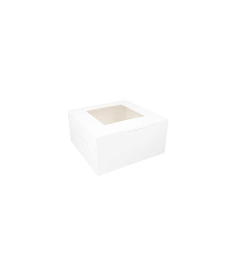 White Cake Box 8in 2pk | LookSharpStore
