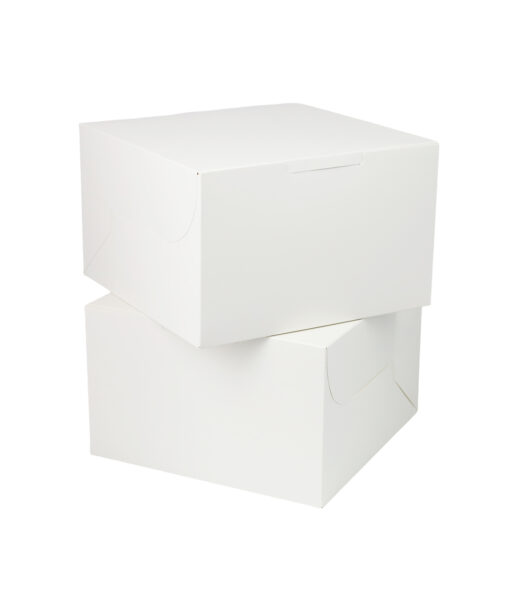 White Cake Box 8in 2pk 20 x 20 x 12.7cm – LookSharpStore