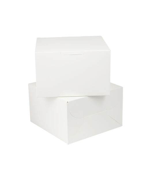 White Cake Box 8in 2pk 20 x 20 x 12.7cm – LookSharpStore
