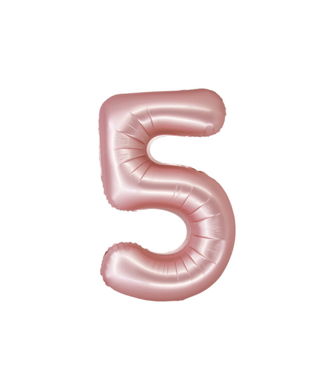 Light Pink Foil Matte Number 5 | LookSharpStore