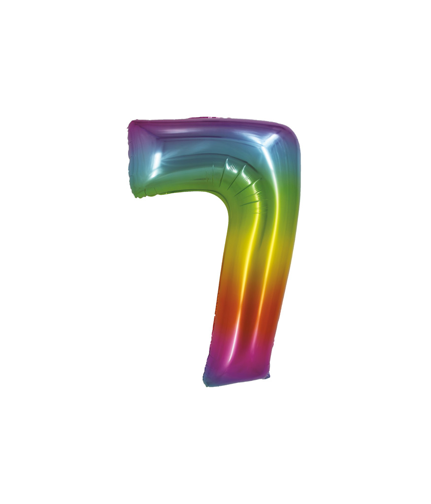 Rainbow Foil Number 7 | LookSharpStore