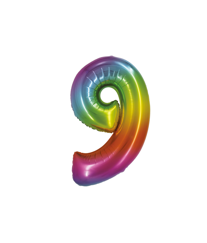 Rainbow Foil Number 9 | LookSharpStore