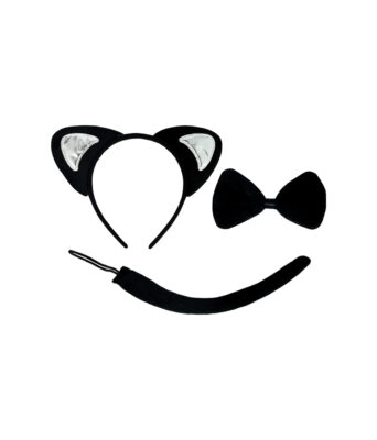Black Cat Accessory Set | LookSharpStore