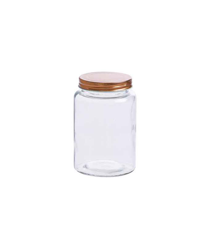 Glass Jar With Copper Lid 520ml – LookSharpStore