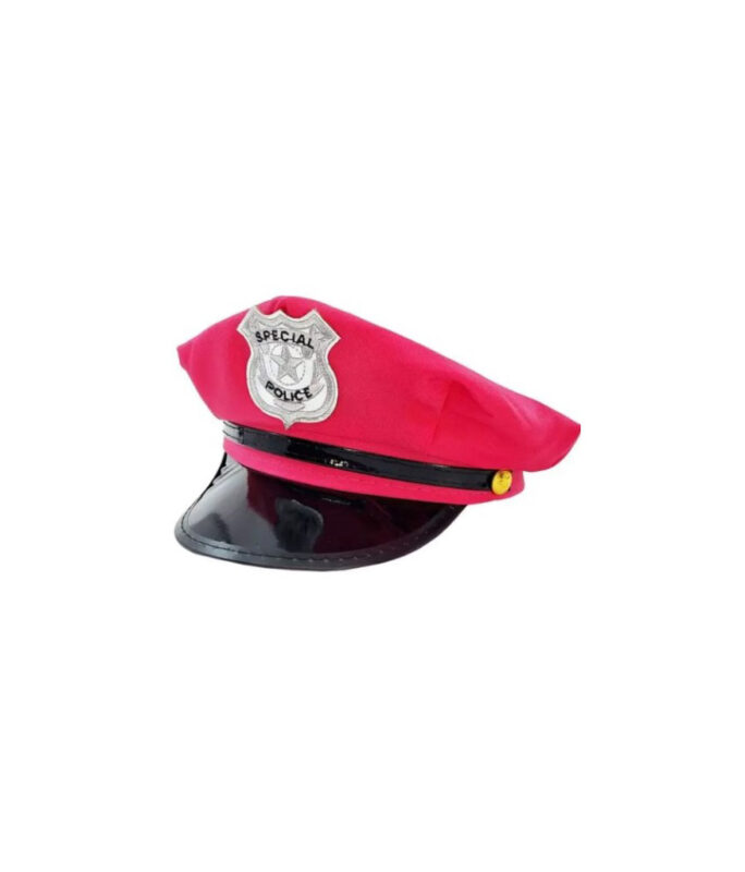 Neon Pink Police Hat – LookSharpStore