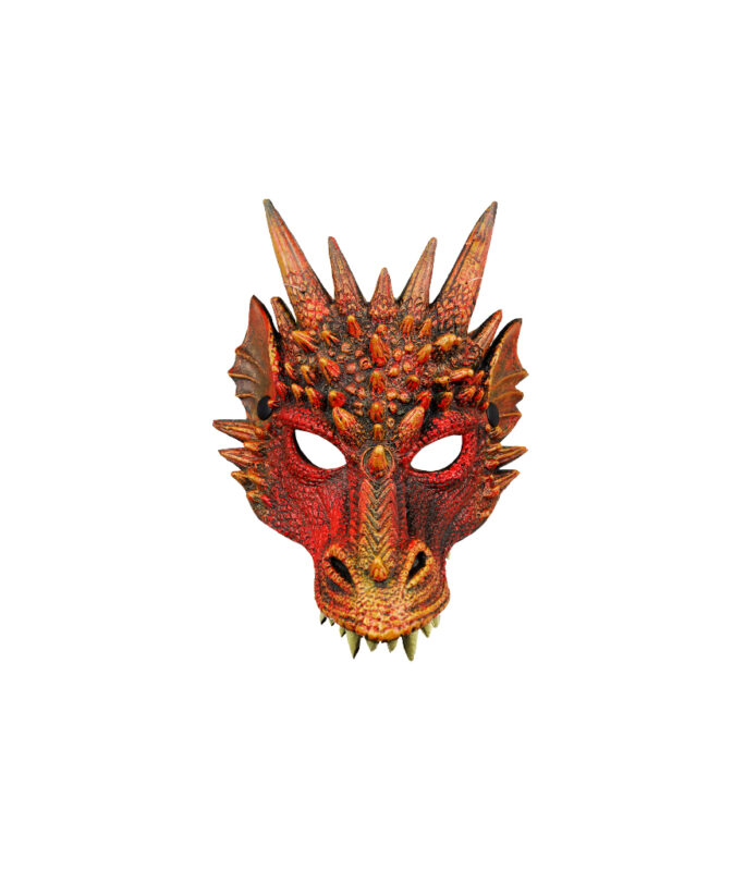 Red Dragon Foam Half Mask – LookSharpStore
