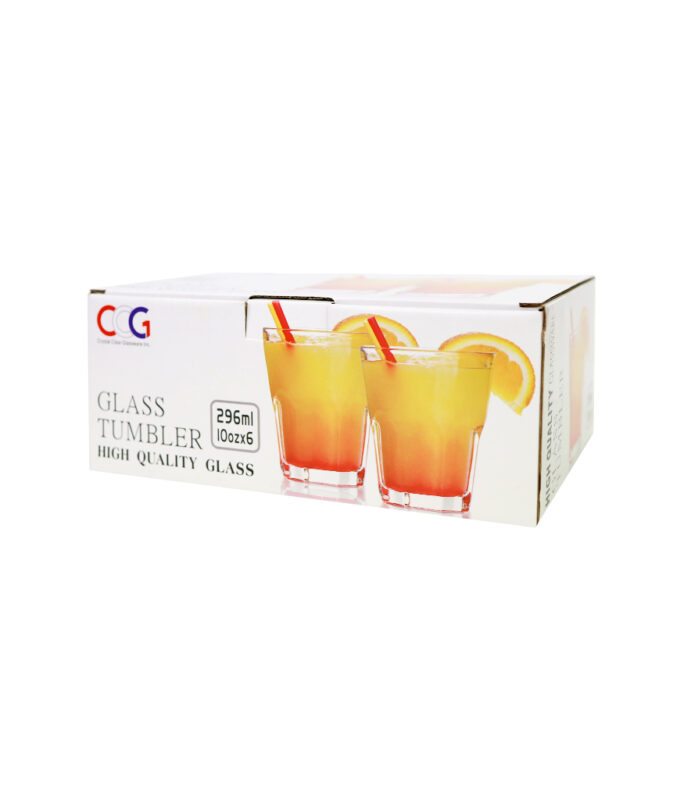 Large Drinking Glass 300ml 6pk – LookSharpStore