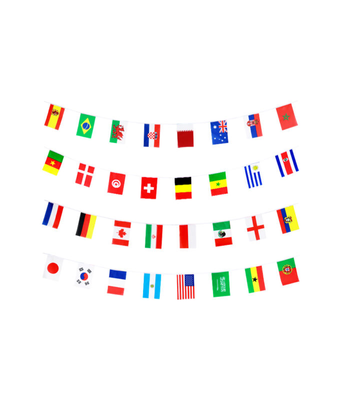 National Flags Bunting 7m 32pc – LookSharpStore