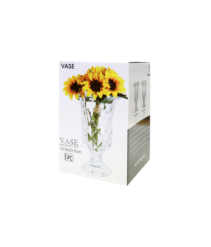 Glass Vase 23.5cm – LookSharpStore