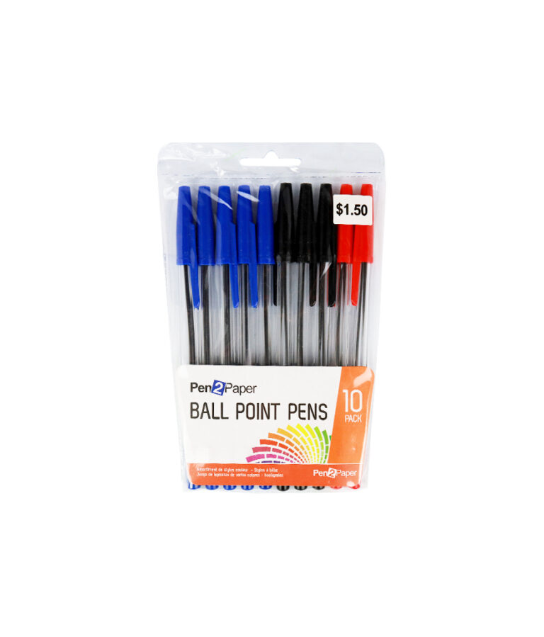 Mixed Ball Point Pens 10pk – LookSharpStore