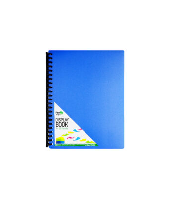 A4 Spiral Display Book 20 Pockets Assorted – LookSharpStore