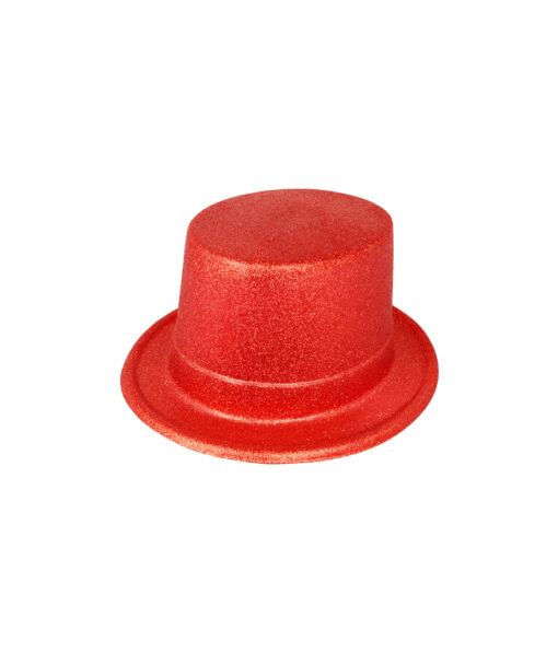 Red Glitter Top Hat – LookSharpStore