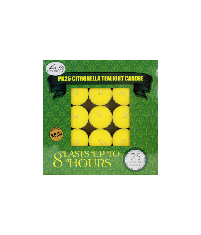 Citronella Tealight Candle 25pk – LookSharpStore