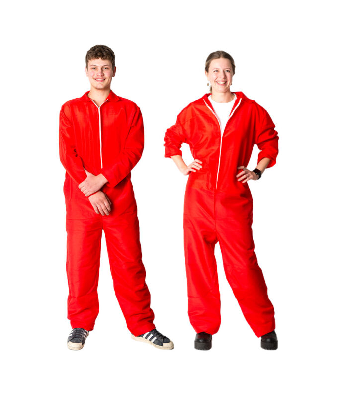 Red Overalls Adult – LookSharpStore
