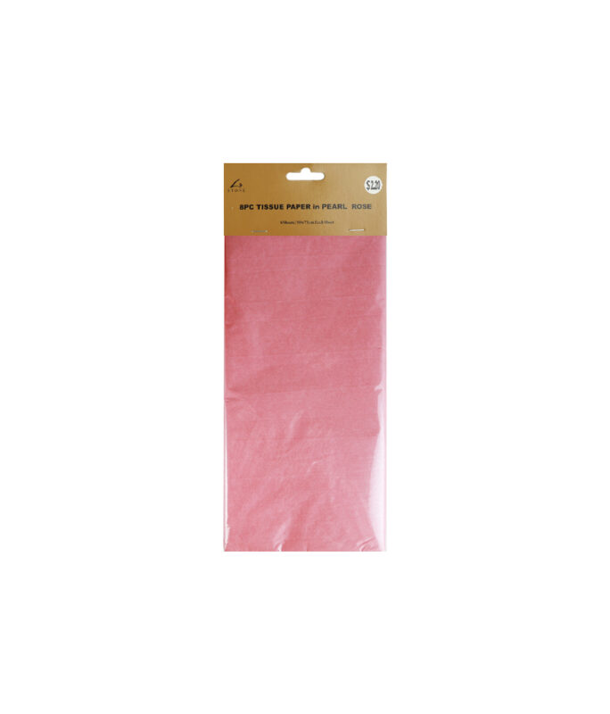 Rose Pearl Tissue Paper 8pk – LookSharpStore