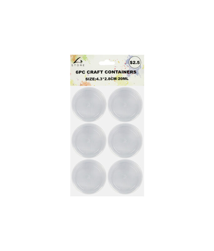 Craft Containers 20ml 6pk – LookSharpStore