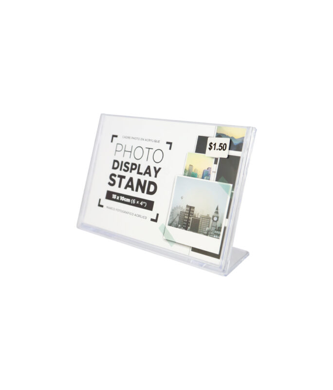 Horizontal Plastic Photo Display Stand 15x10cm – LookSharpStore
