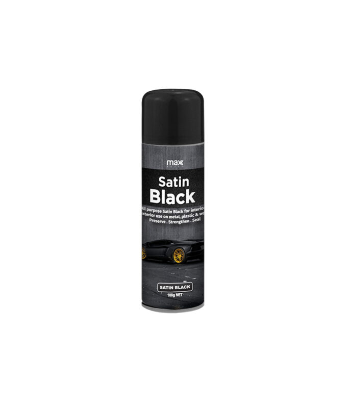 Black Satin Spray Paint 100ml – LookSharpStore