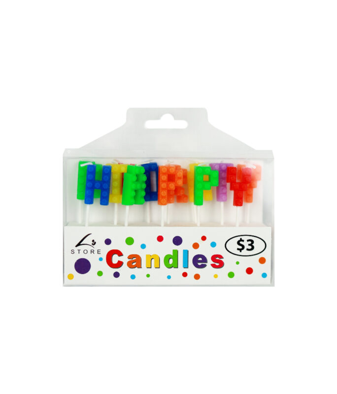 Toy Brick Happy Birthday Candles 13pk – LookSharpStore